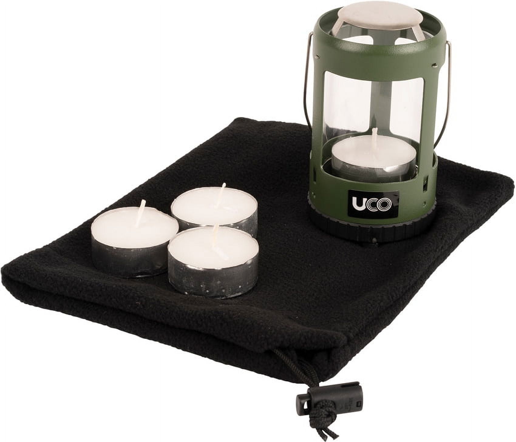 UCO Mini Ultra Light Candle Lantern Kit, Powder-Coated Finish, Green ...