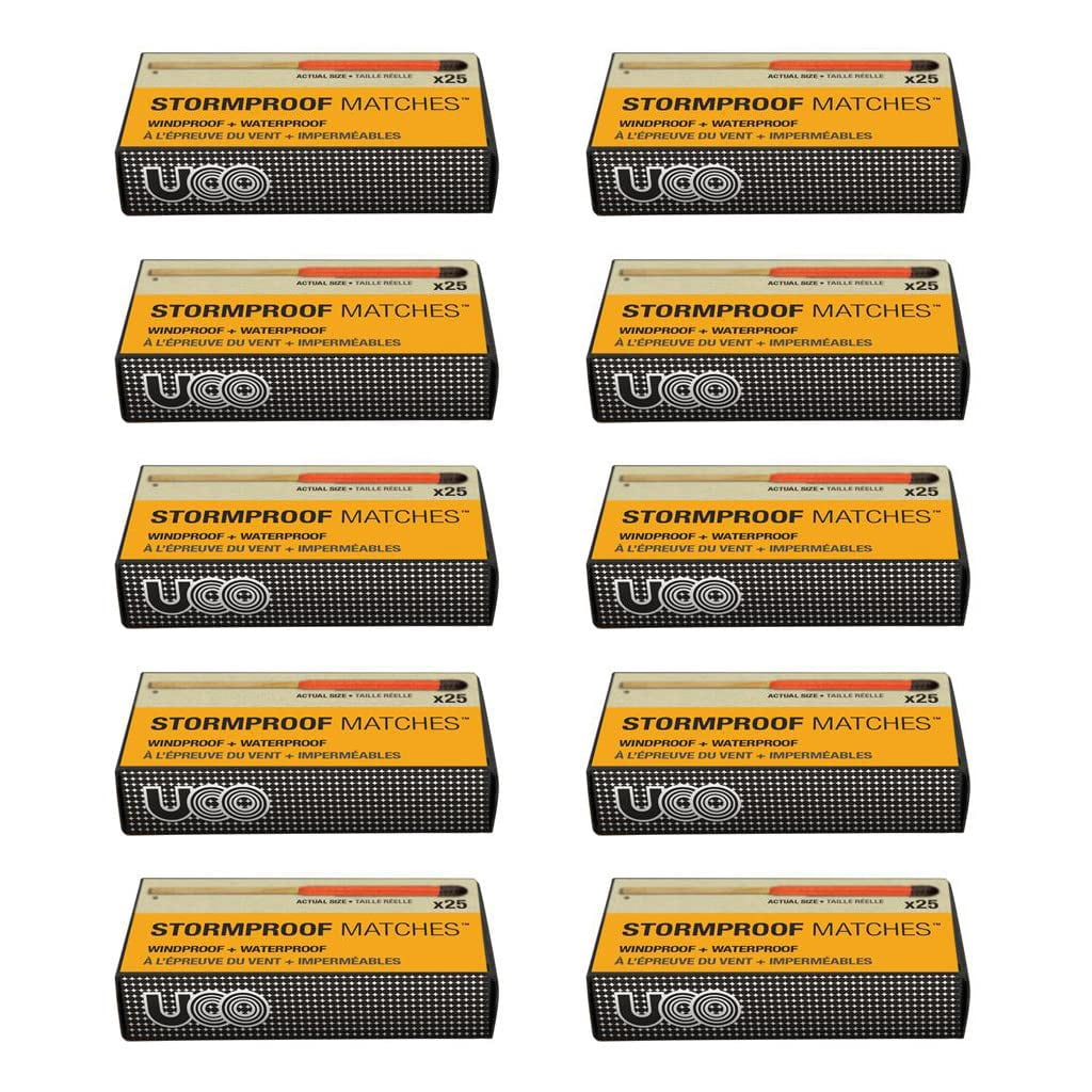 UCO Stormproof, Waterproof & Windproof Matches 10-Pack - Walmart.com