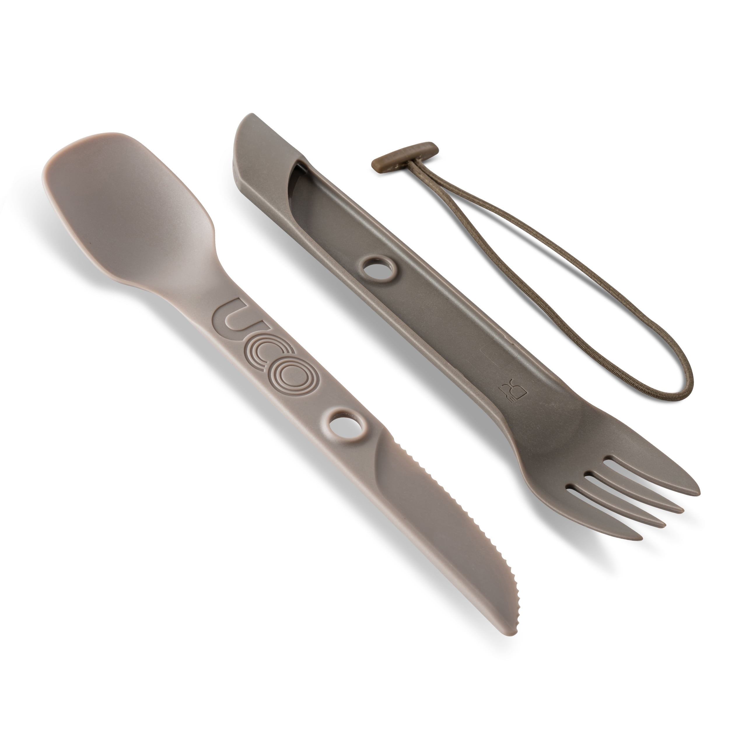 UCO Switch Spork Utensil Set, Sand, Camping Cutlery, Spoon Fork Combo ...