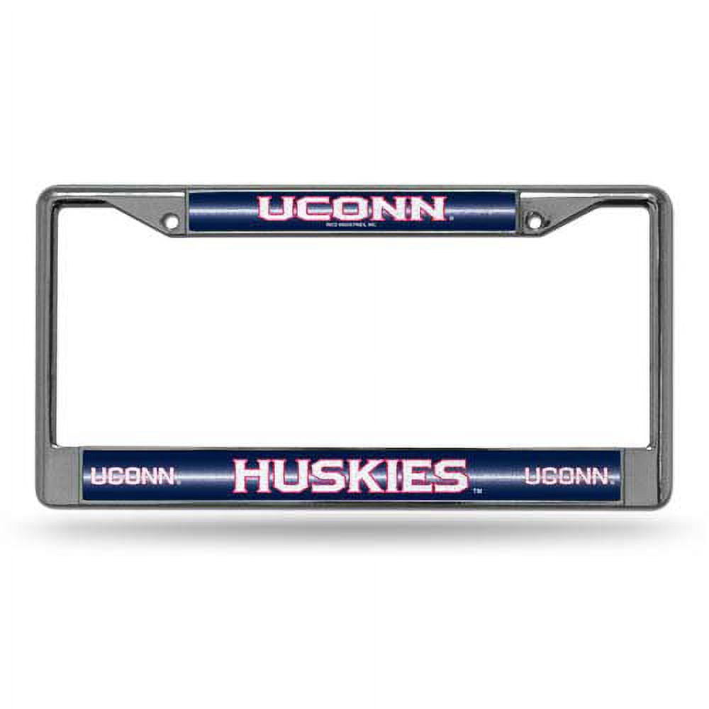 UCONN University of Connecticut Standard Size Chrome License Plate ...