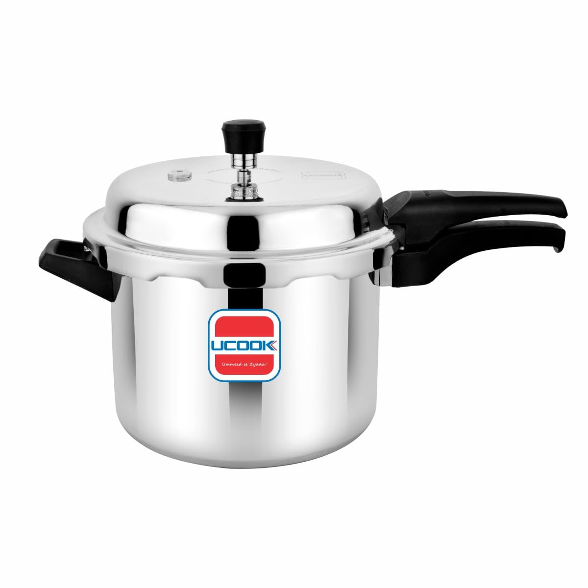 UCOOK Pentola DLX Tall Body Aluminium Outer Lid Pressure Cooker 75 ...