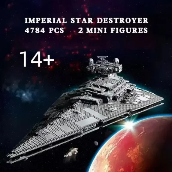 UCS Imperial Destroyer Moc 75252 Display Building Blocks Bricks Toy ...