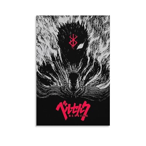 UCU Anime Posters Berser Guts Poster for Bedroom Aesthetic Wall Decor ...