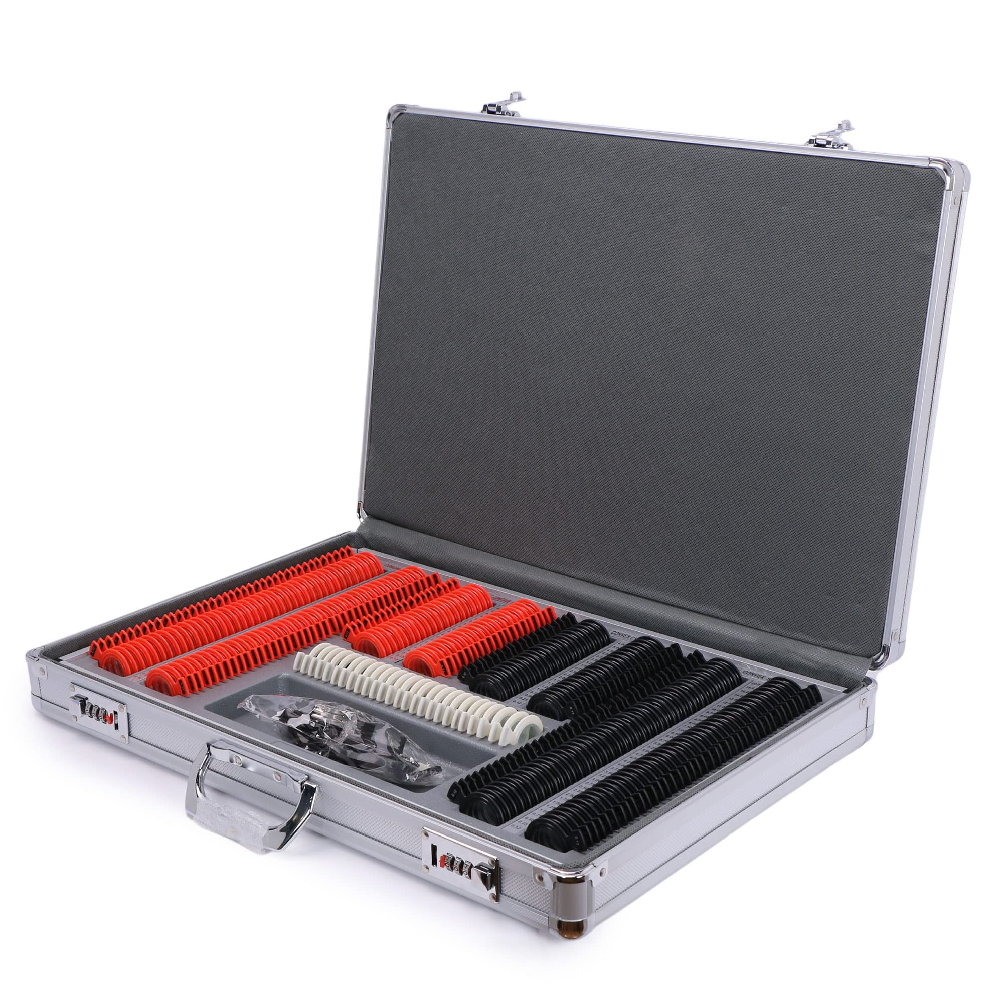 UCanSee 266 pcs Optical Trial Lens Set, Plastic Rim Frame, Aluminum ...