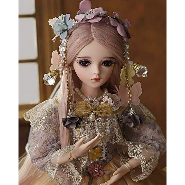 UCanaan BJD Doll, 1/3 SD Dolls 24 Inch 18 Ball Jointed Doll DIY Toys ...