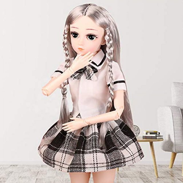 UCanaan BJD Dolls 1/4 SD Smart Doll 18 Inch 18 Ball Jointed Doll DIY ...