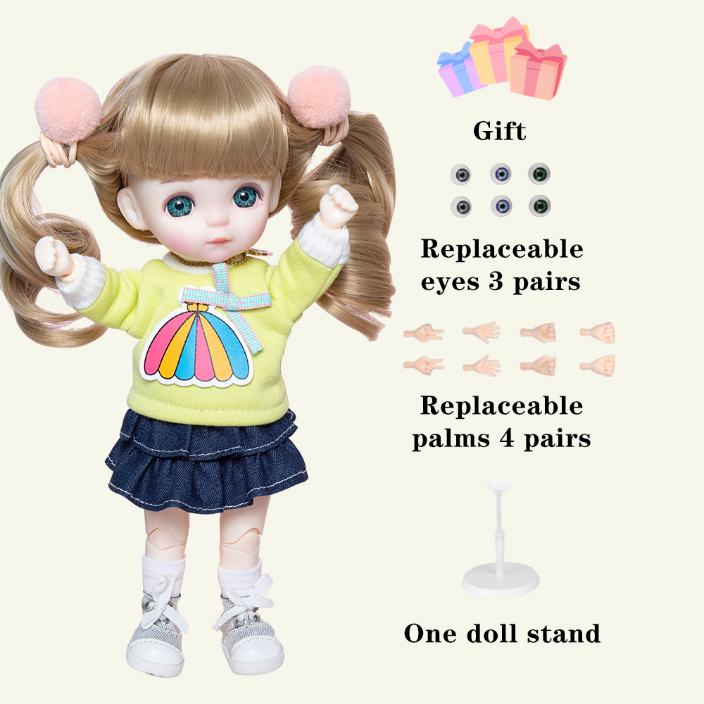 UCanaan Bjd Dolls 1/8 SD Dolls 18 Ball Jointed Doll DIY Fashion Dolls ...