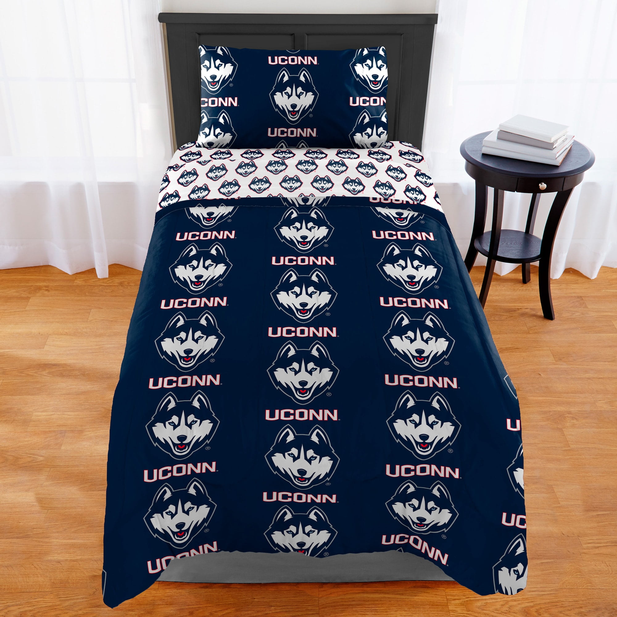 UConn Huskies The Northwest Company 4-Piece Twin Bed in a Bag Set ...
