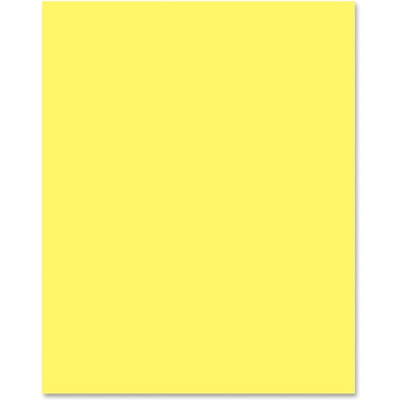 UCreate, PAC54091, Neon Poster Board, 25 / Carton, Neon Yellow ...