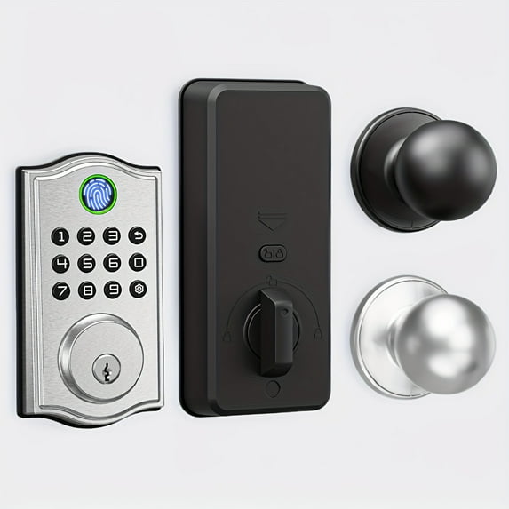 UD03F for Front Door - Keyless Entry Deadbolt Lock with Fingerprint/Key ...