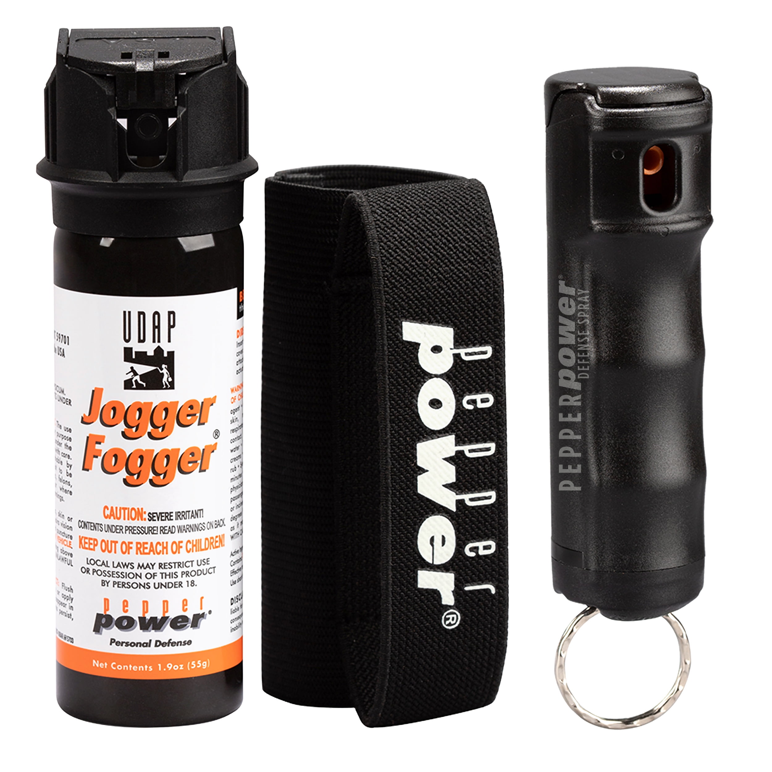 UDAP JFK Pepper Power Jogger Fogger Spray with Holster and Keychain ...