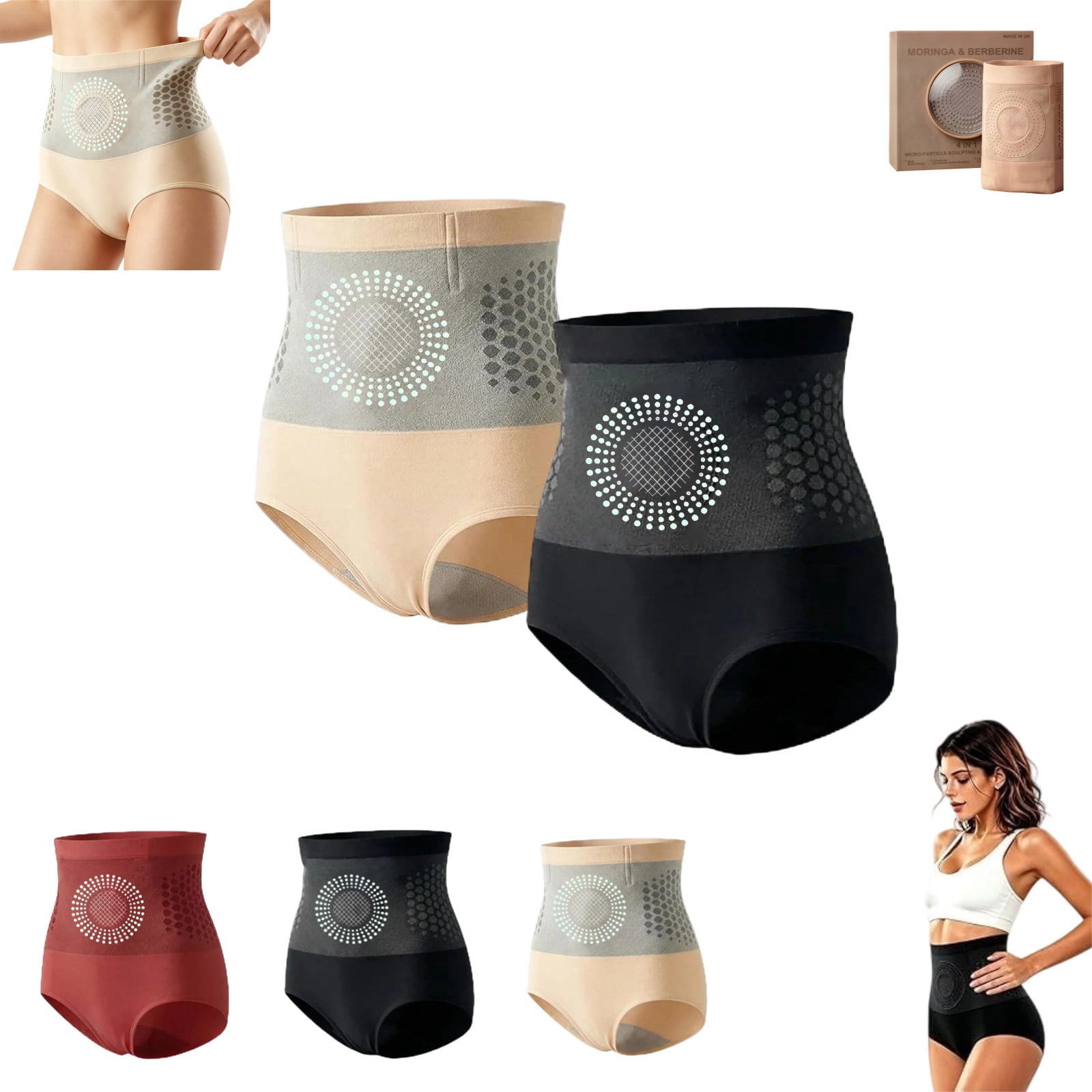 UDAUDU 2026 Thermogenic Fat Burning Shorts for Women, 4-in-1 Micro ...