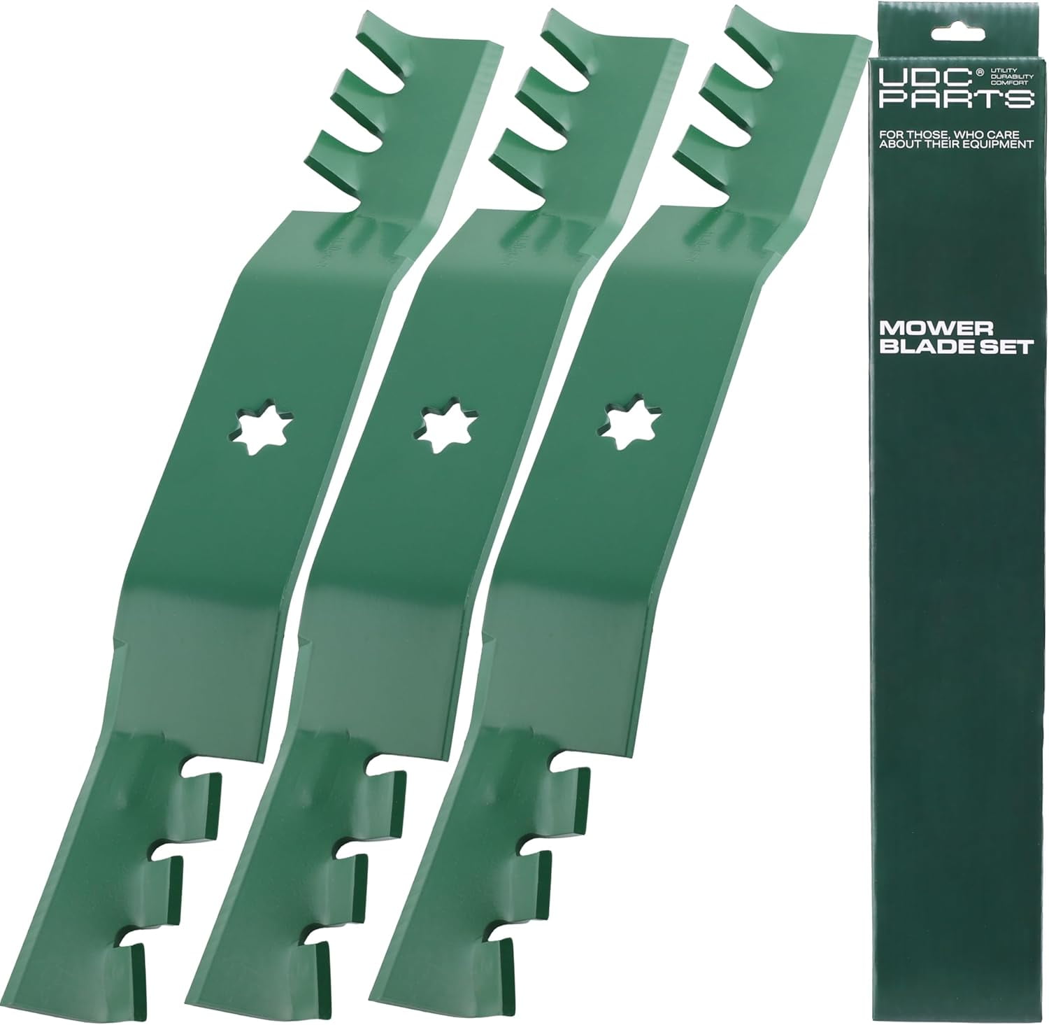 UDC Parts 942-04053C Gator Mulching Blades 50 Inch for Cub Cadet, Troy ...
