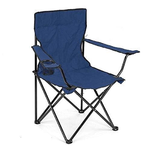 UDEETA MART Portable Folding Chair with Arm Rest and Cup Holder with ...