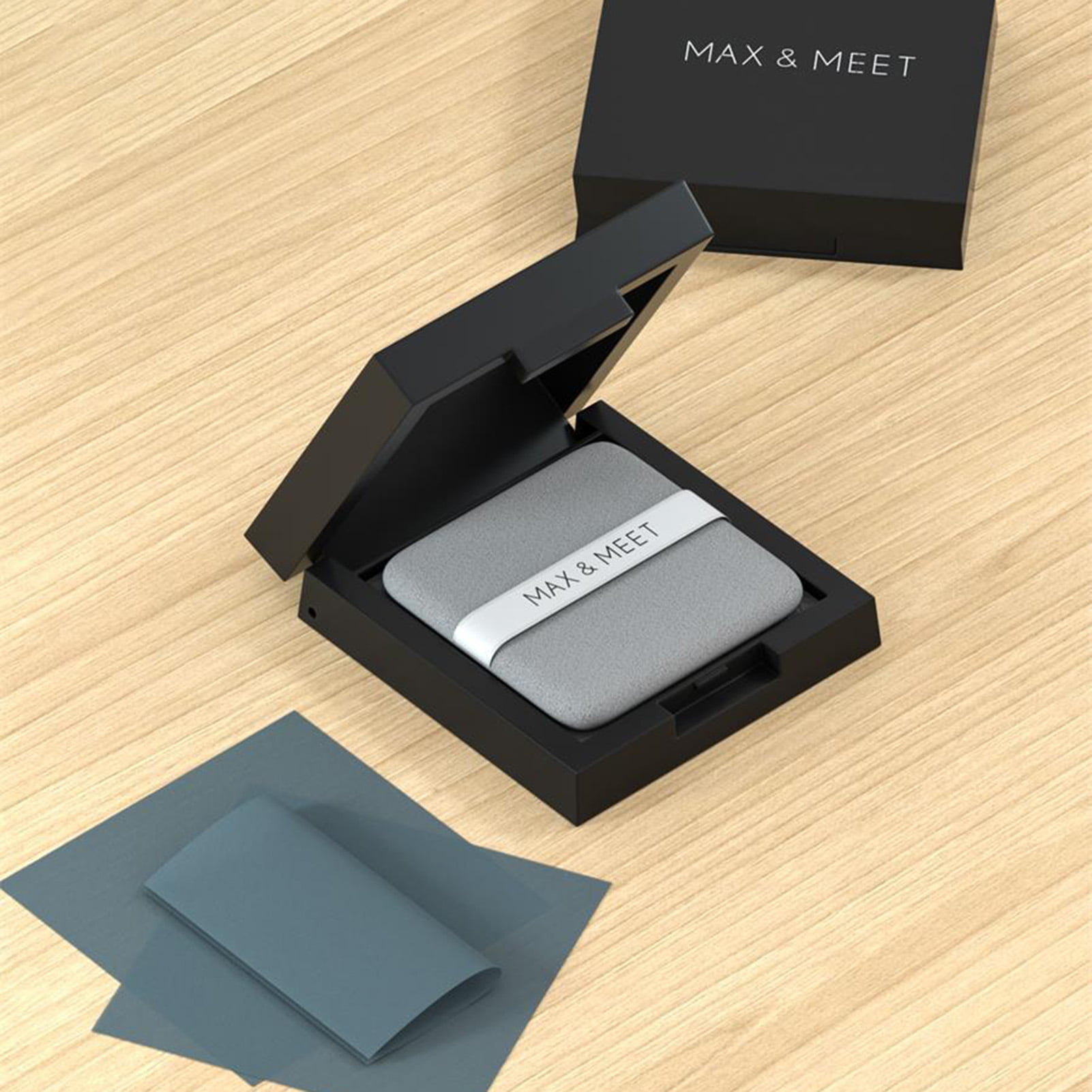 UDIYO 1 Set Face Blotting Paper Double-sided Soft with Mirror Delicate ...