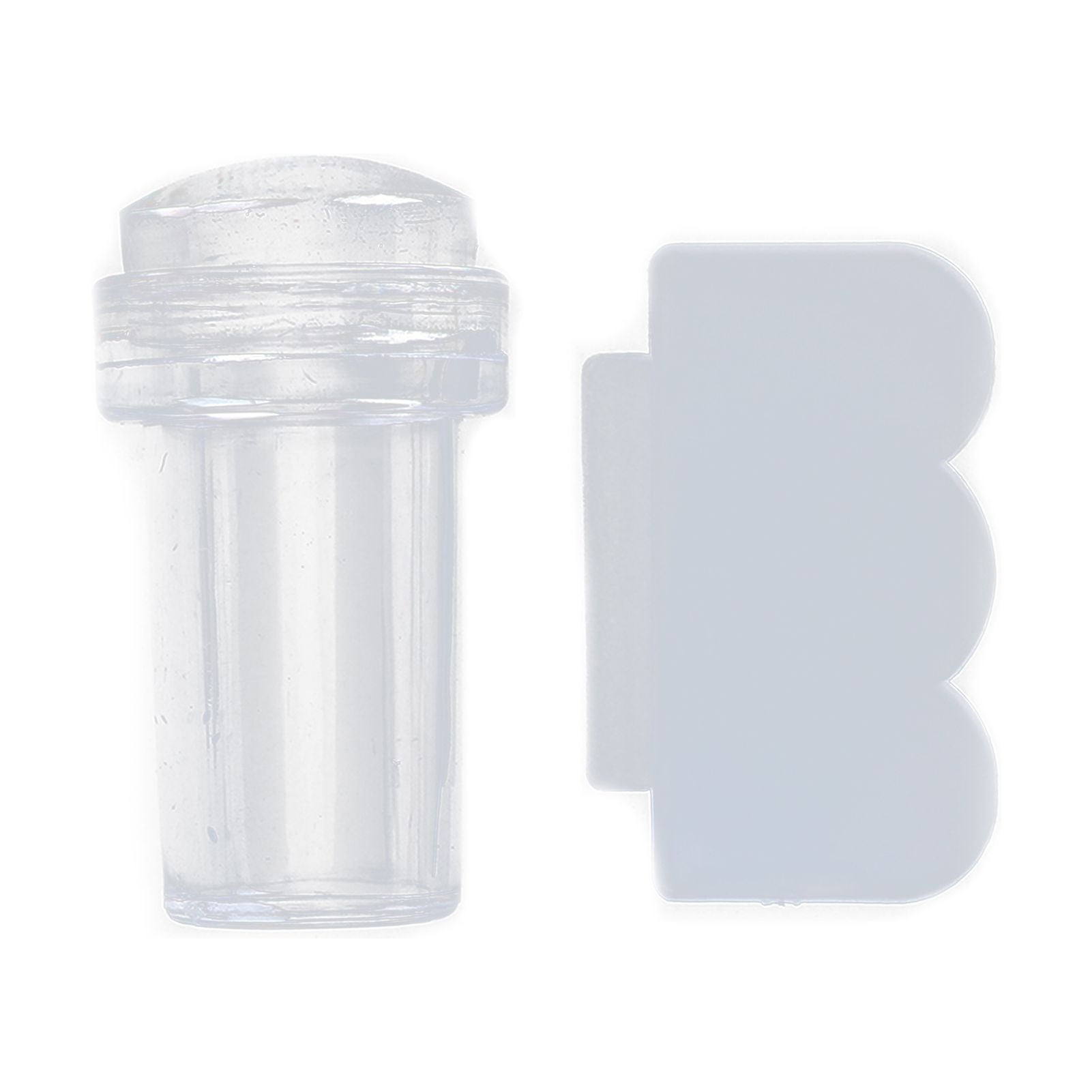 UDIYO 1 Set Nail Art Stamper Transparent Smooth Surface Compact Size ...