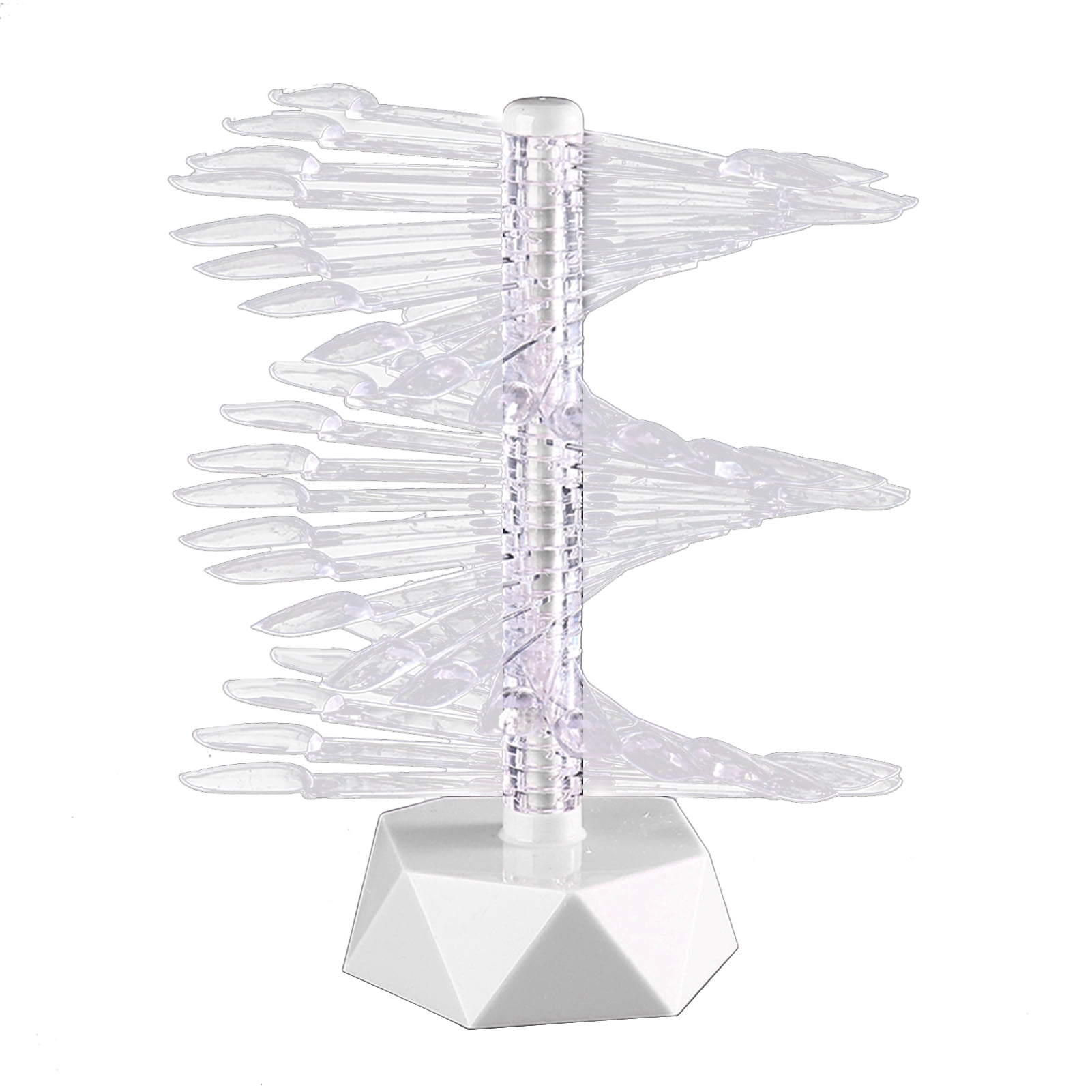 UDIYO 1 Set Nail Display Stand Reusable DIY Lightweight Spiral False ...