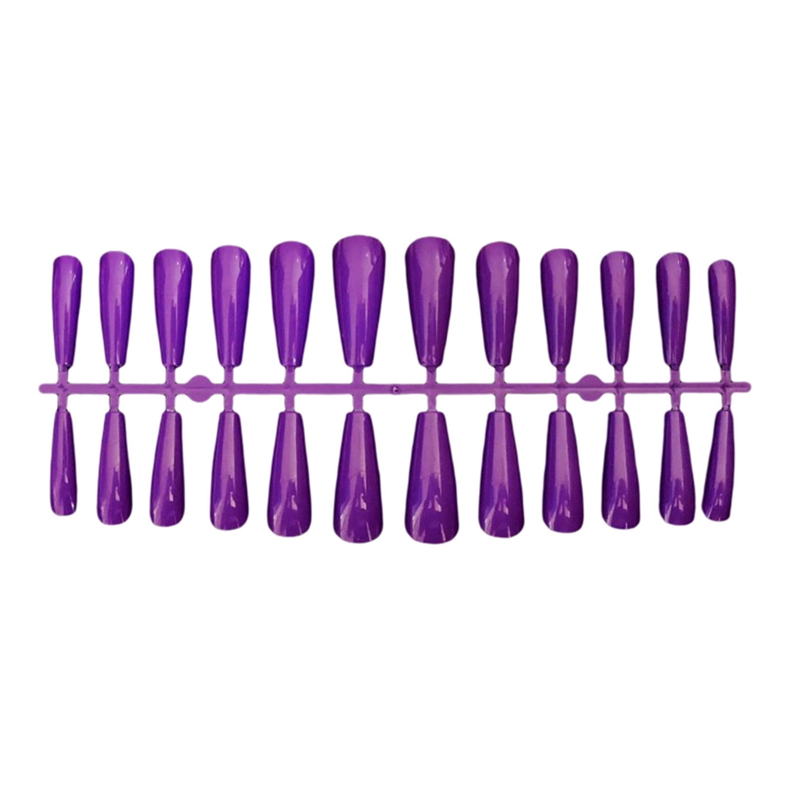 UDIYO 10 Sets Fake Nails Full Coverage Harmless Vivid Color Mixed Size ...