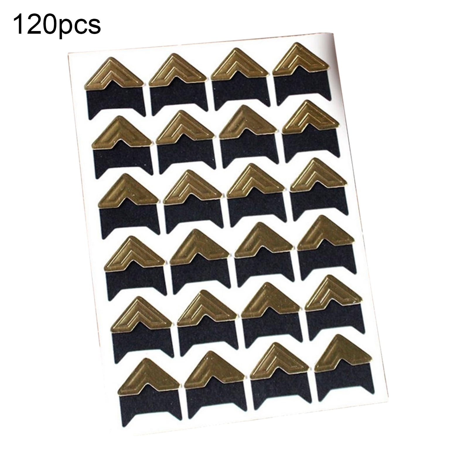 UDIYO 120Pcs Self-Adhesive Photo Frame Corner Stickers Craft Scrapbook ...