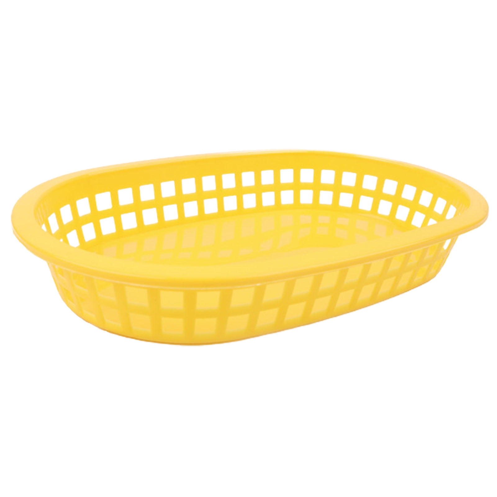 UDIYO 1Pc/12Pcs Food Basket Oval Shape Dinnerware Plastic French Fries ...