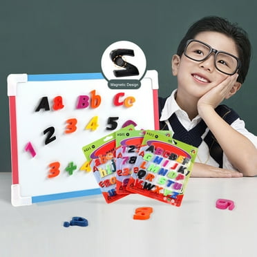 Magnetic Letters Numbers Fridge Magnets, Colorful Plastic ABC, 123 ...