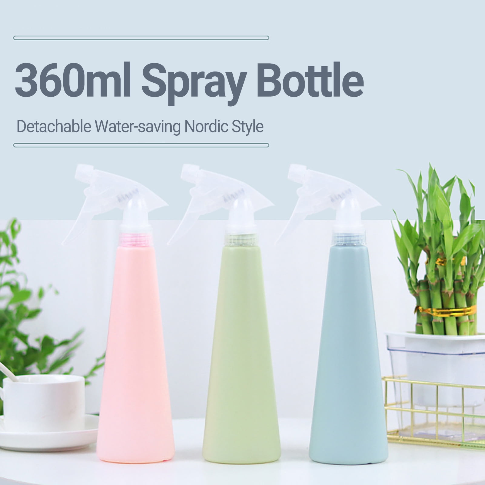 UDIYO 360ml Plant Mister Spray Bottle, Plastic Fine Mist Sprayer for ...