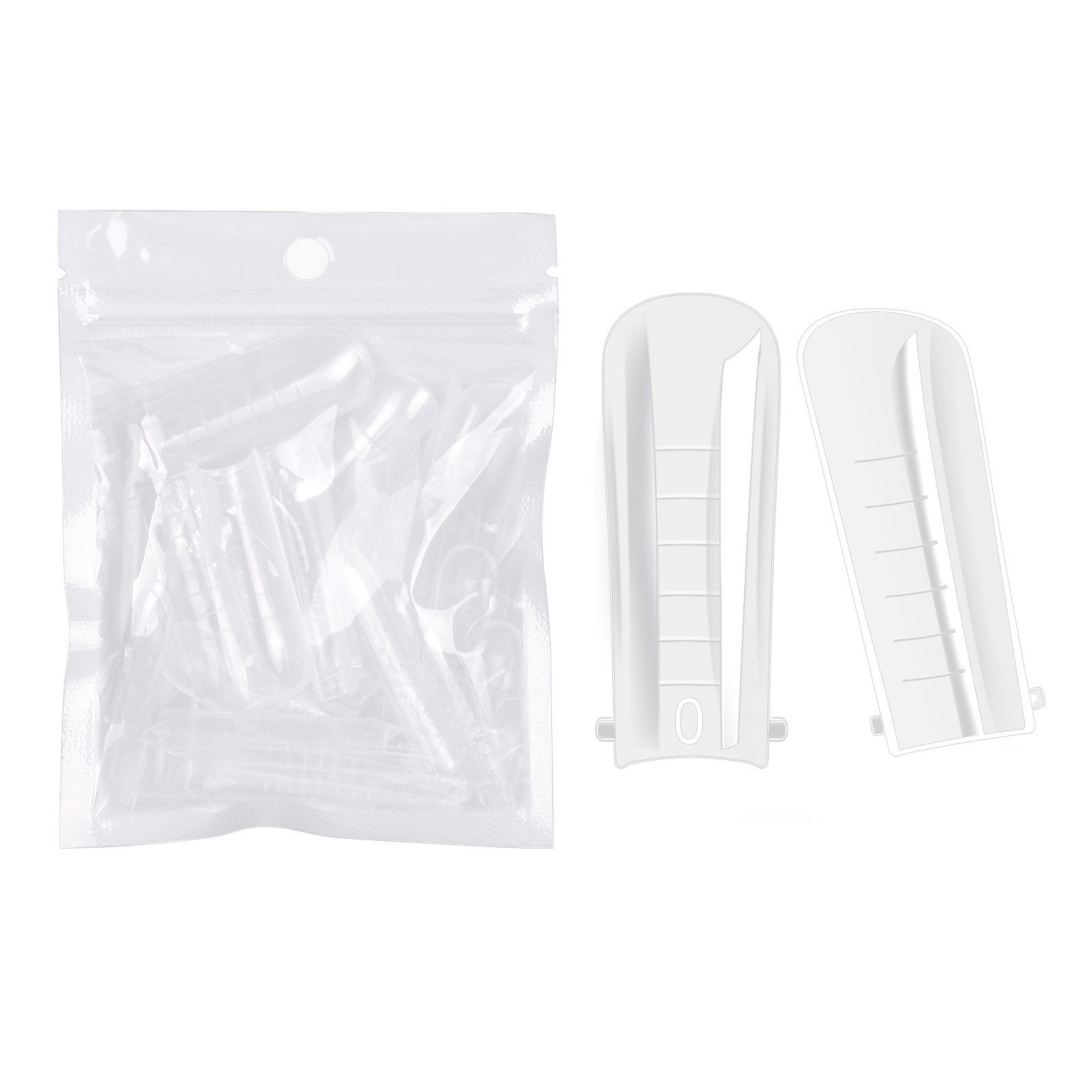 UDIYO 60Pcs Fake Nails Quick Building Removable Harmless Allergy Free ...