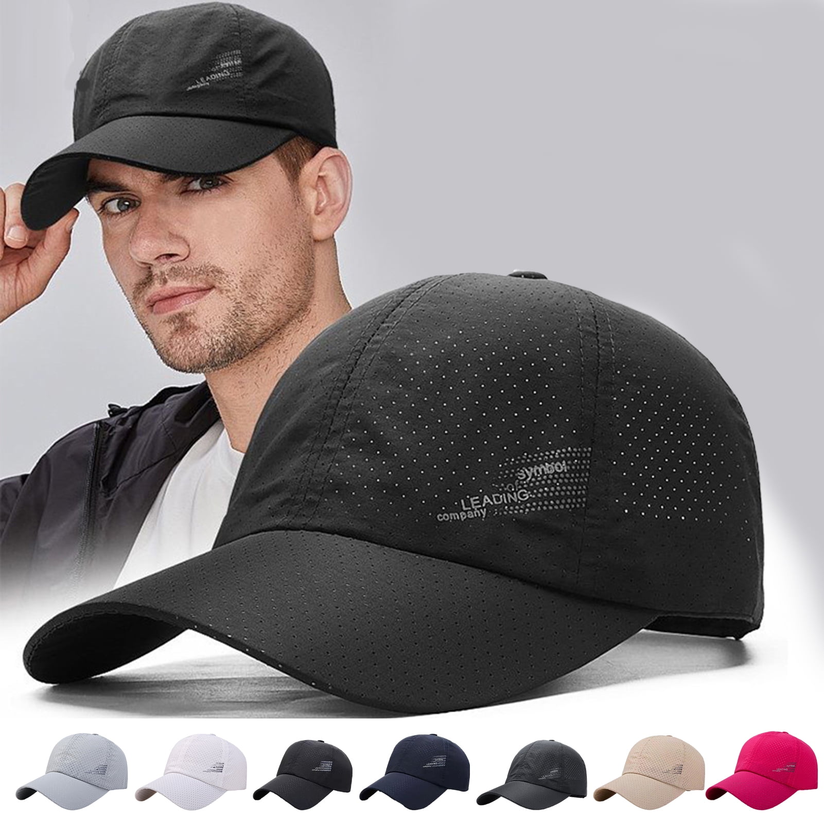 UDIYO Baseball Hat Vented Cooling Performance Hat - Unisex Baseball ...