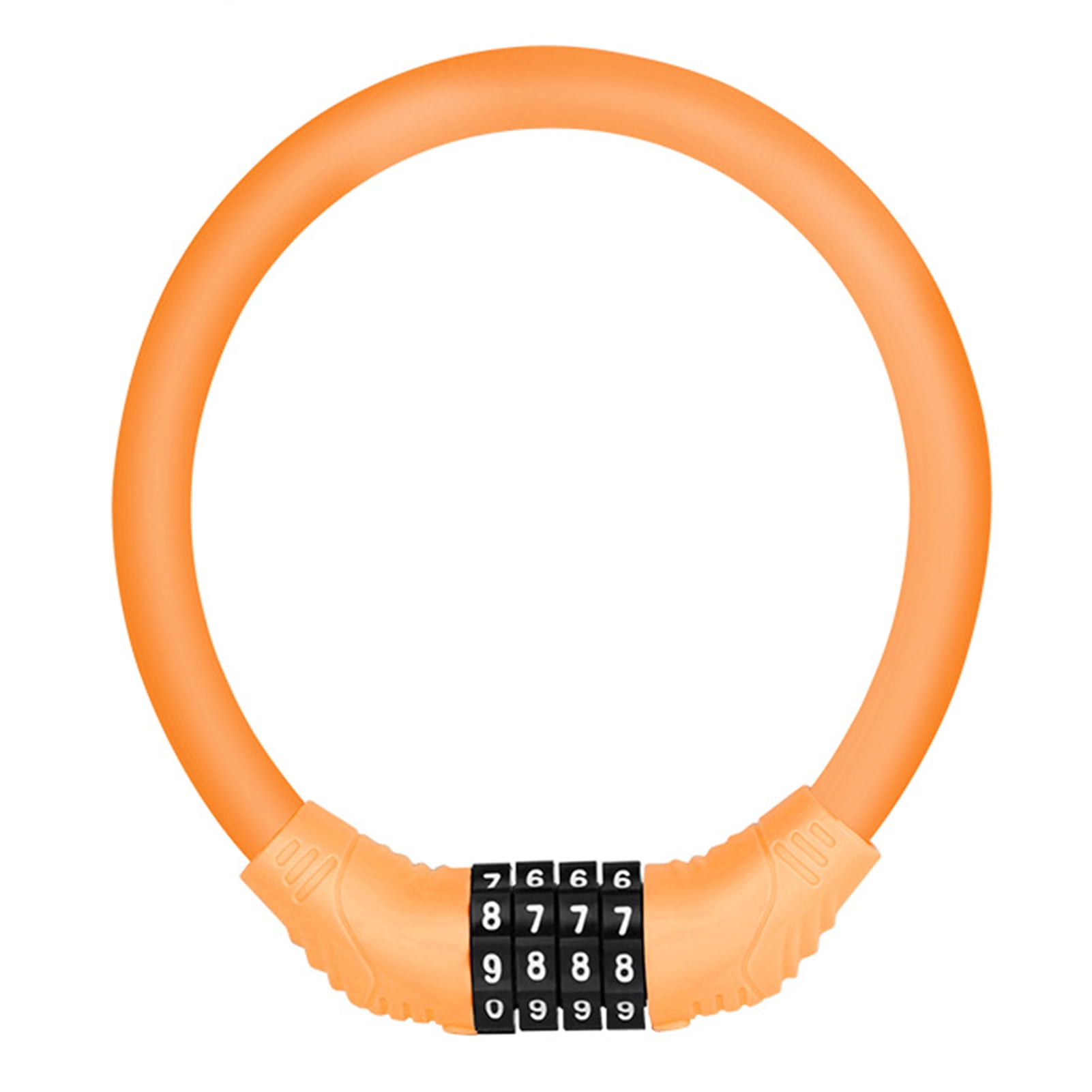 UDIYO Bicycle Anti-Theft Portable Password Safety Ring Lock for ...