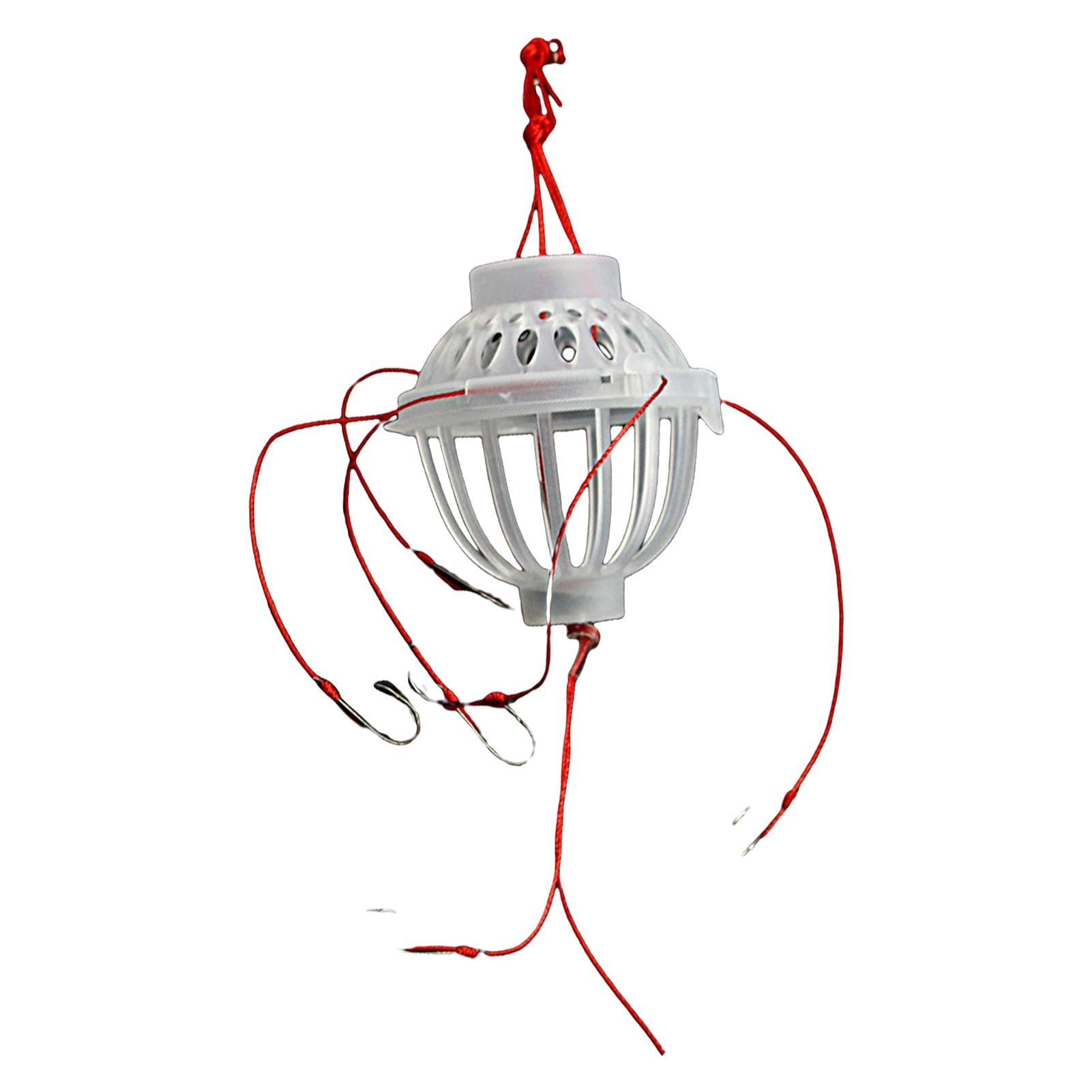 UDIYO Bighead Carp Fishing Rig Sharp Hooks Strong Line White Baits Cage ...
