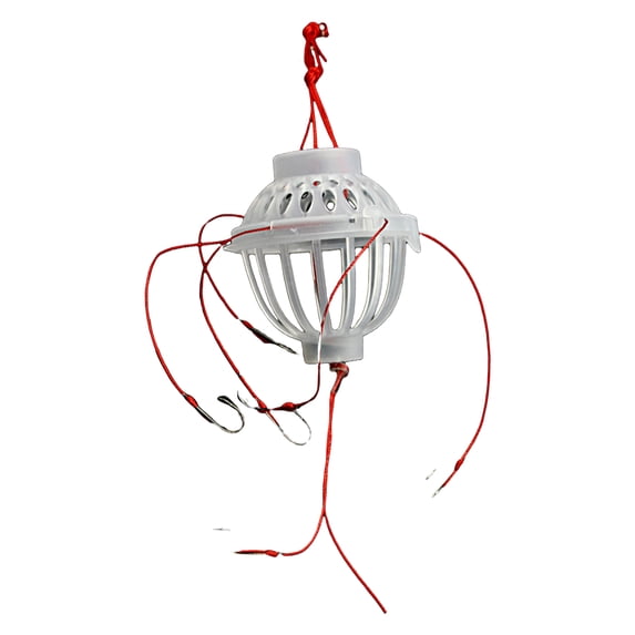 UDIYO Bighead Carp Fishing Rig Sharp Hooks Strong Line White Baits Cage ...