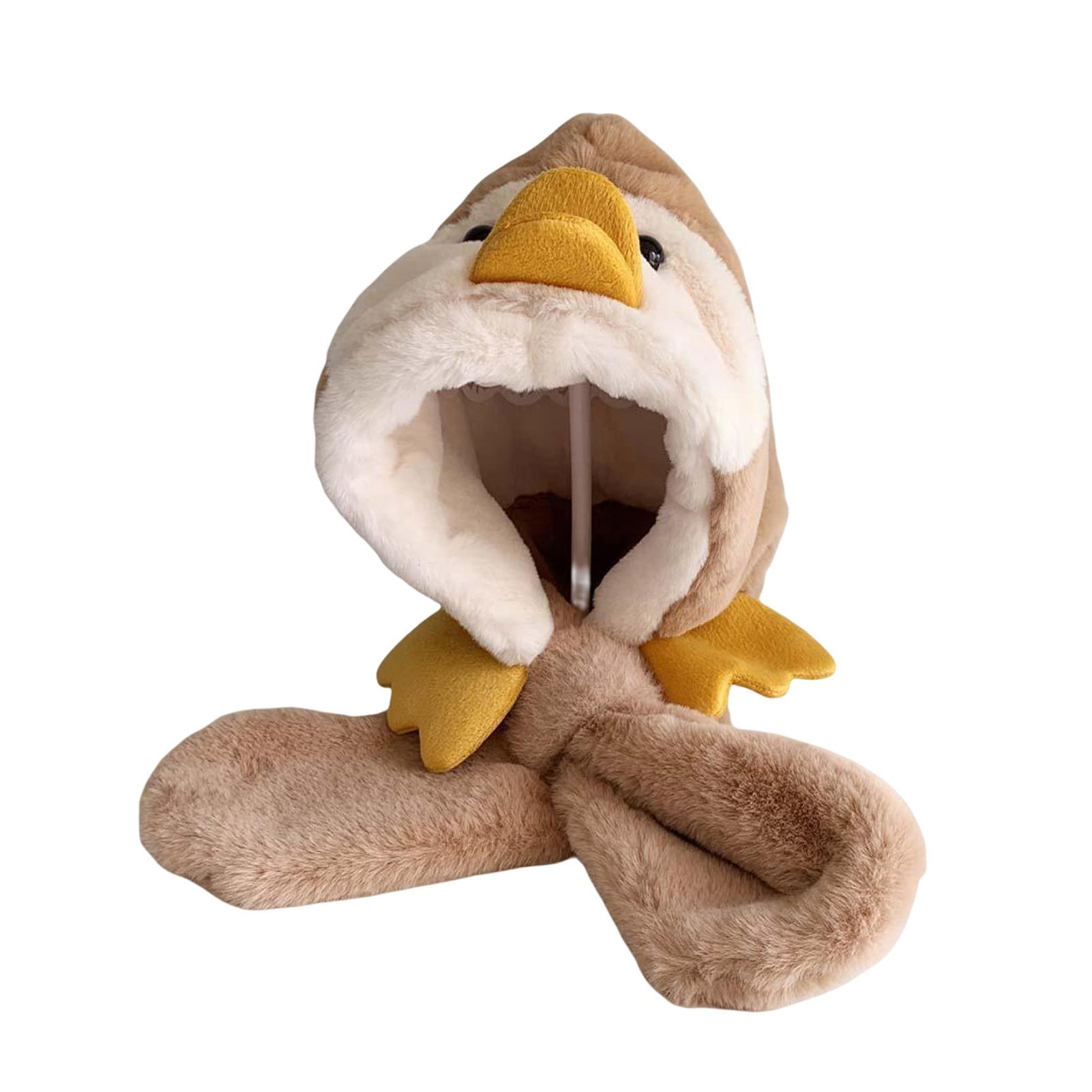 UDIYO Children Hat Cartoon Penguin Shape Double Fleece Soft Texture ...