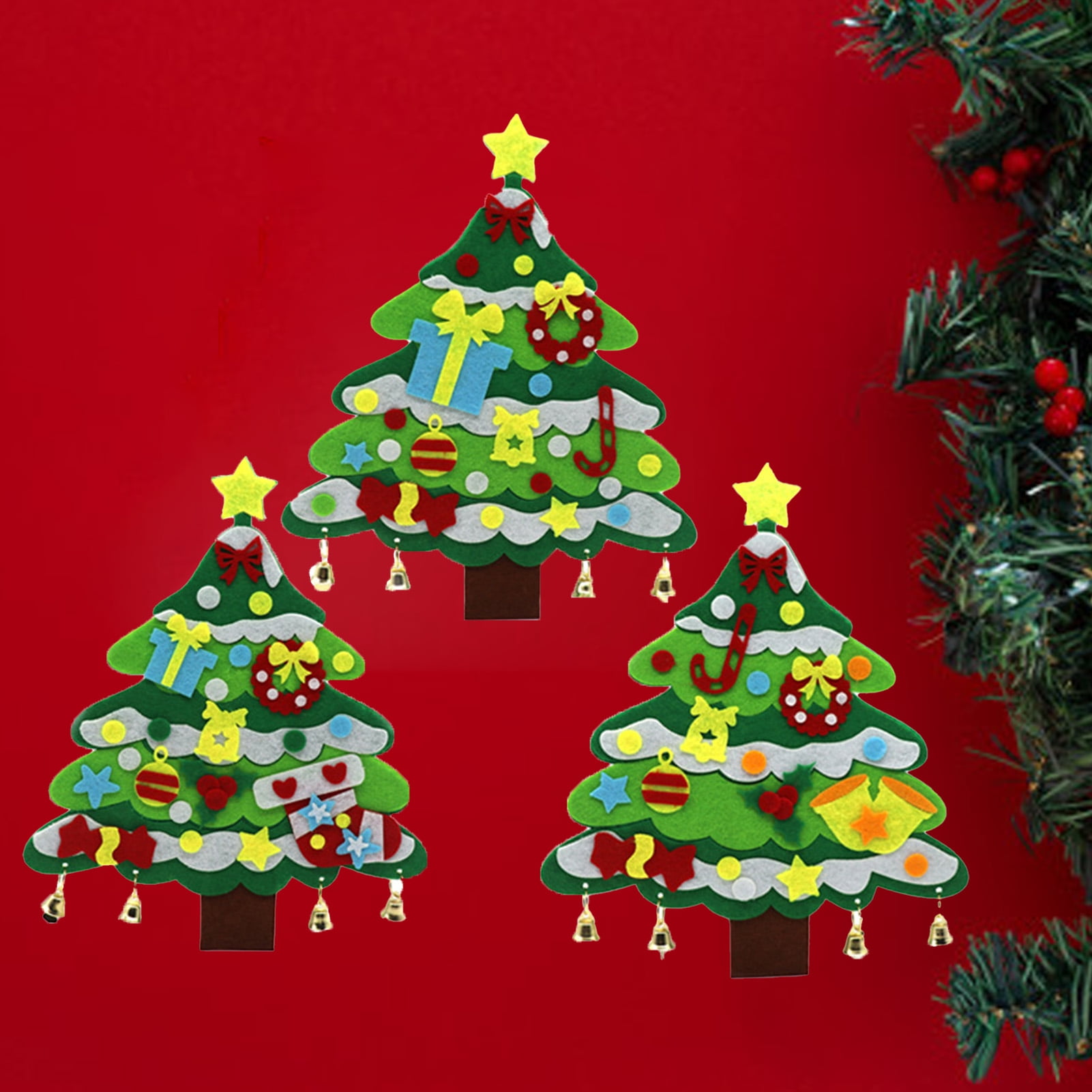 UDIYO Christmas Tree Decorations Hand-on Ability Cognitive Ability ...