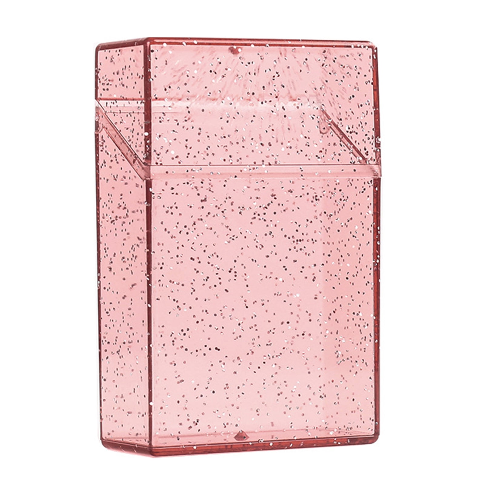 UDIYO Cigarette Case Shining Clear Appearance Plastic Portable ...
