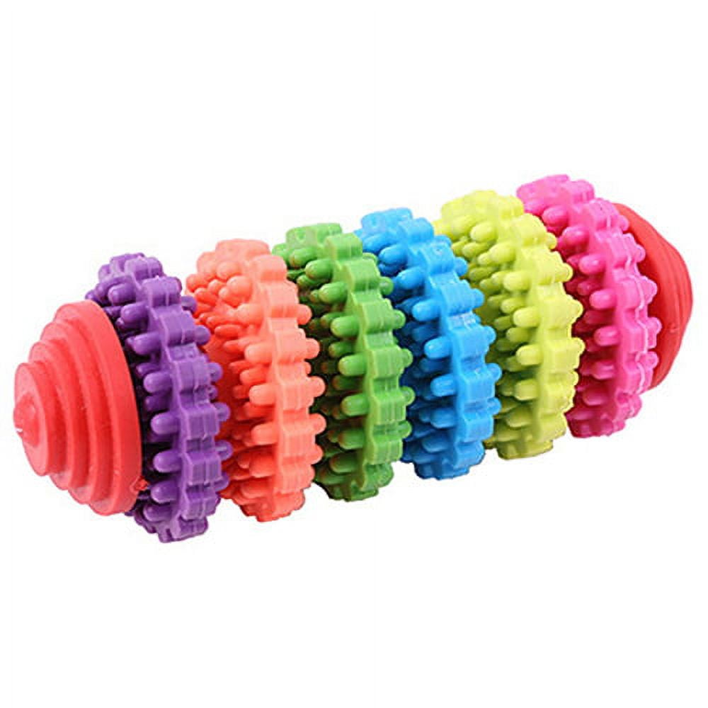 UDIYO Colorful Rubber Pet Dog Puppy Dental Teething Healthy Teeth Gums ...