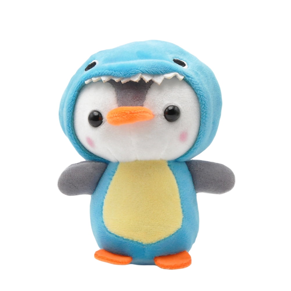 UDIYO Cute Penguin Bee Animal Plush Doll Pendant Keychain Ring Key ...