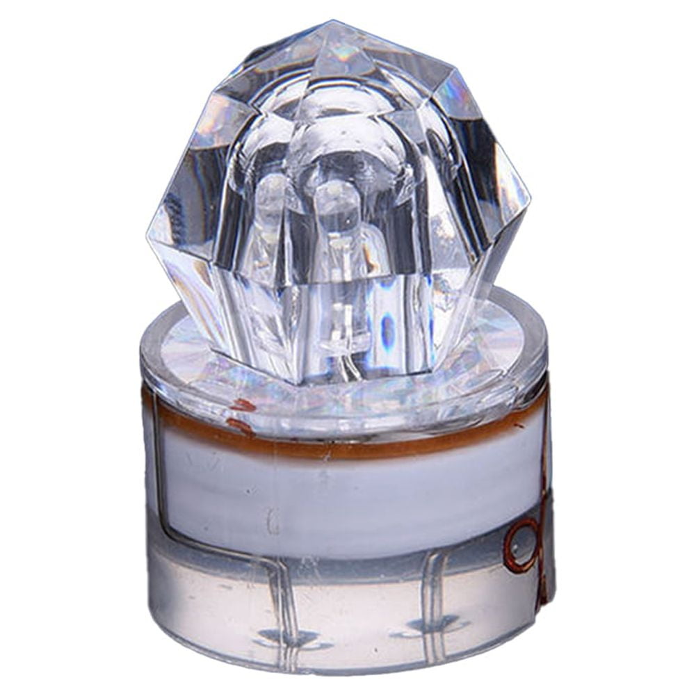 UDIYO Deep Sea Diamond Shape Underwater Fishing LED Light Squid Strobe ...