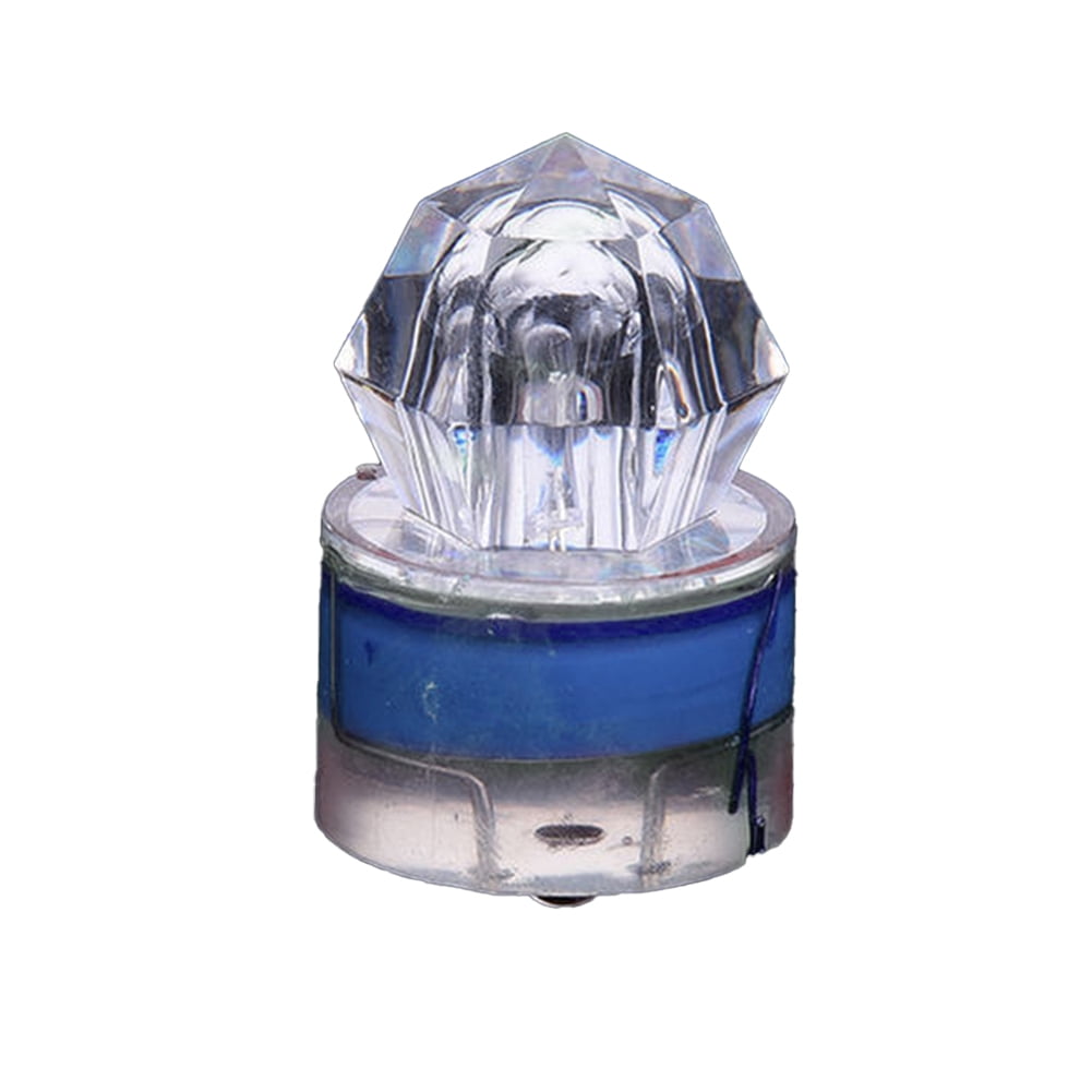UDIYO Deep Sea Diamond Shape Underwater Fishing LED Light Squid Strobe ...