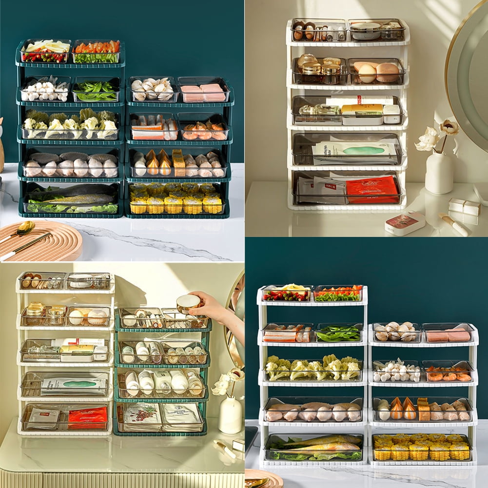 UDIYO Detachable Plastic Tray,Multi-layered Storage tray for household ...