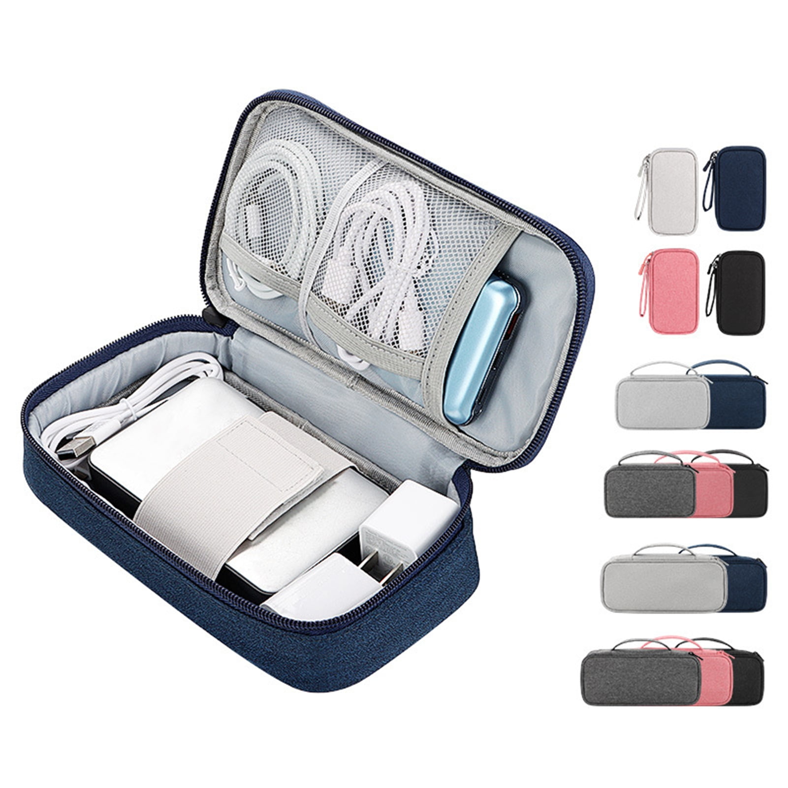 UDIYO Electronic Organizer, Small Travel Cable Organizer Bag Pouch ...