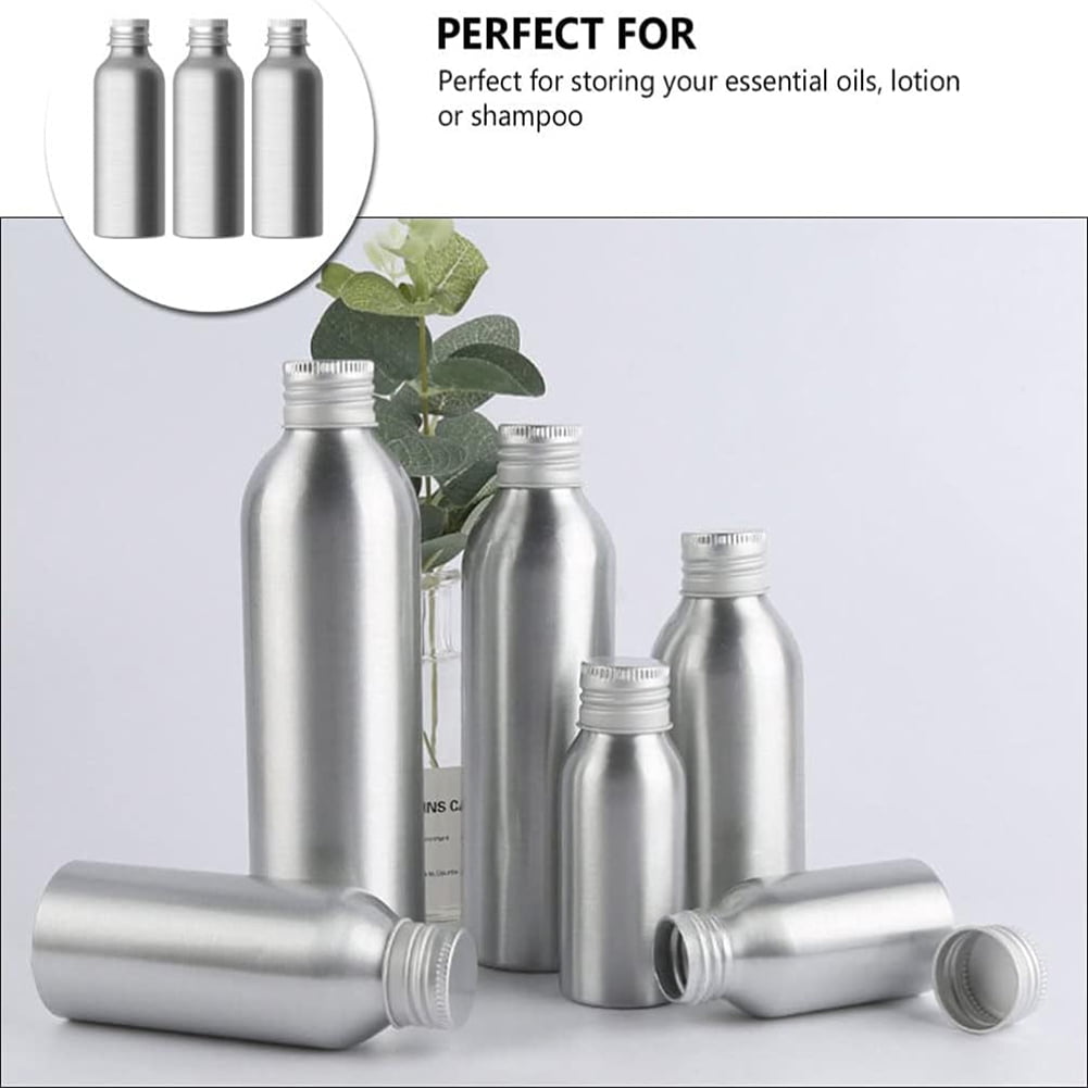 UDIYO Empty Aluminum Bottle Refillable Empty Bottles Lotion Bottles ...