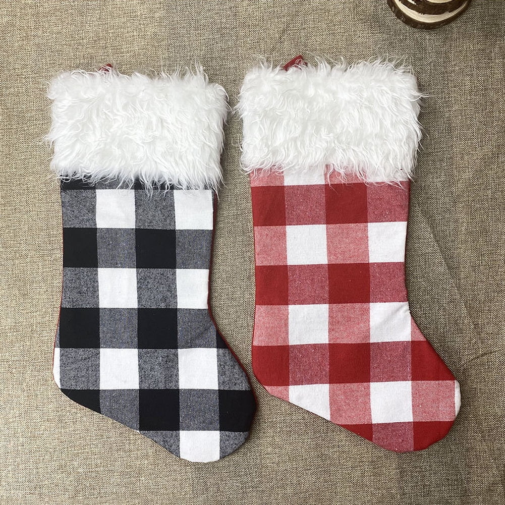 UDIYO Family Christmas Stocking Sock Decorations Large Gift Bags ...