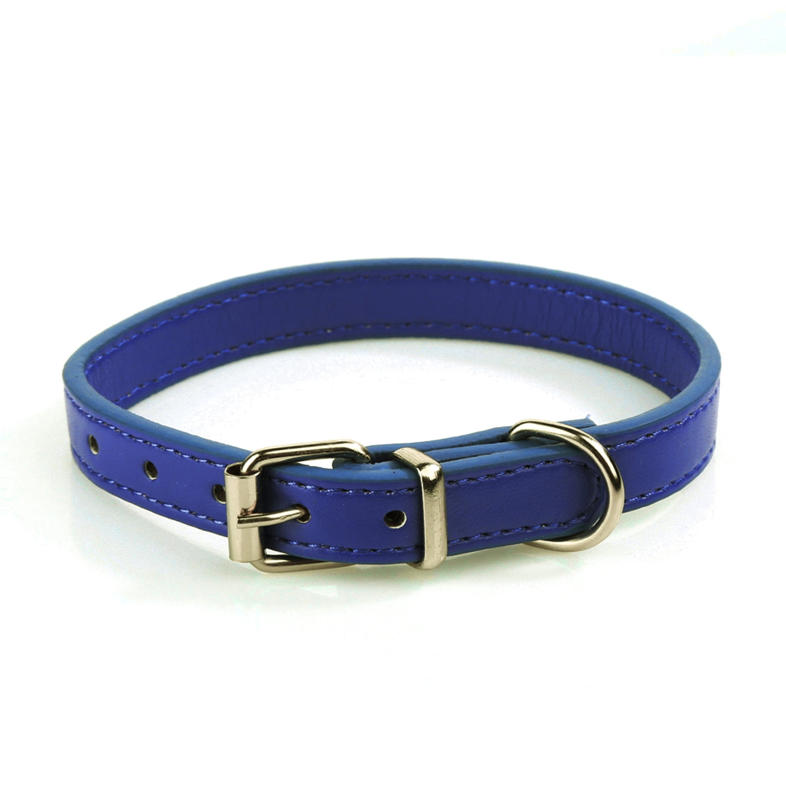 UDIYO Fashion Adjustable Faux Leather Solid Color Dog Cat Puppy Neck ...