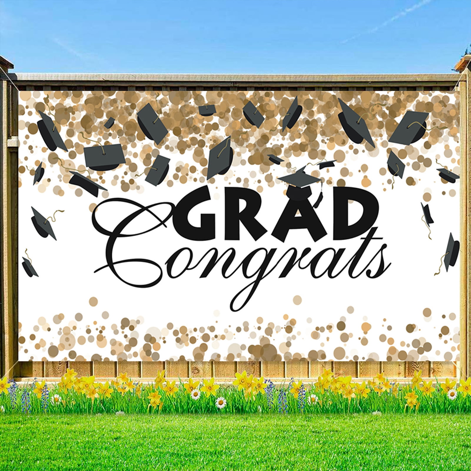 UDIYO Graduation Decorations Graduation Backdrop Class of 2023 ...