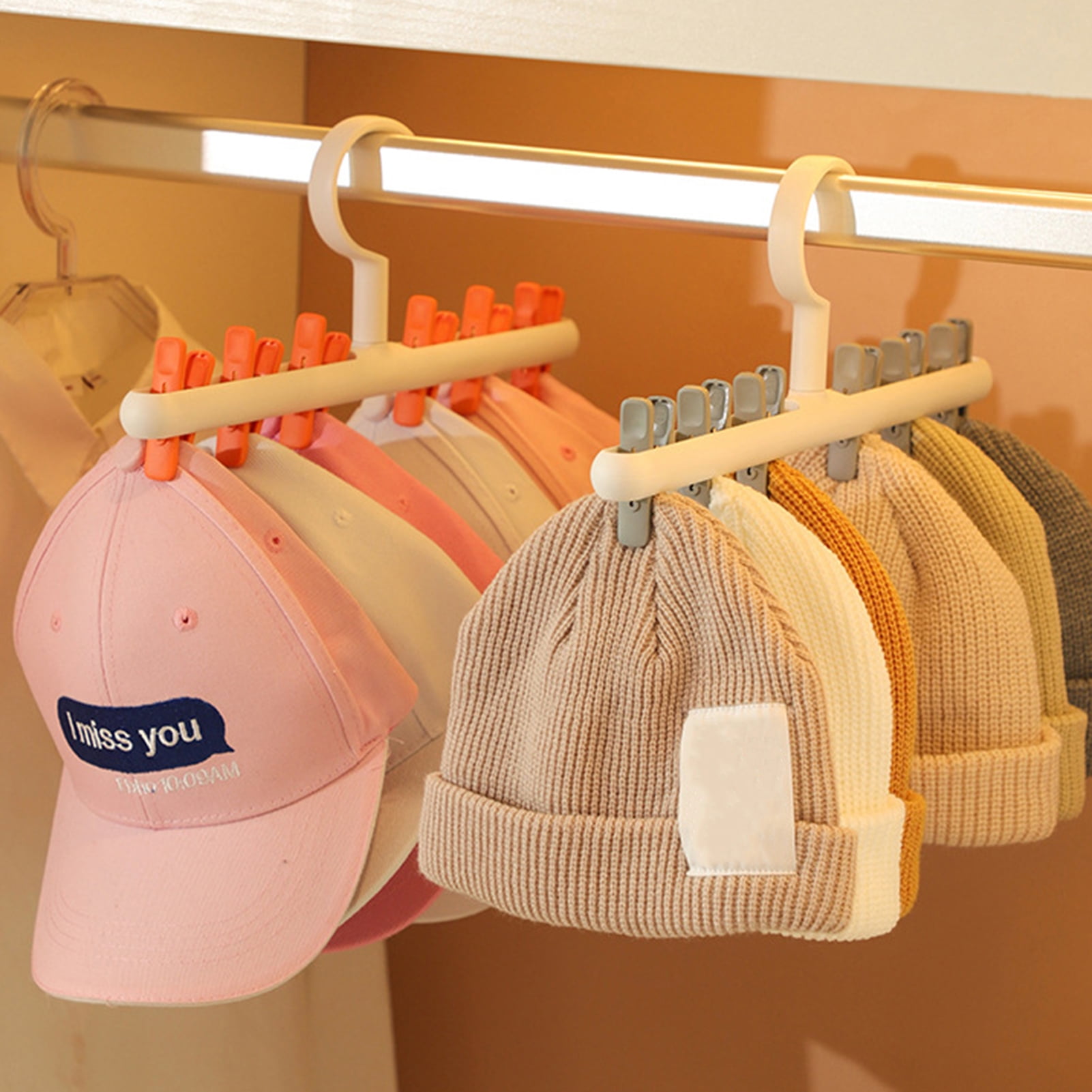UDIYO Hat Rack for Baseball Caps Hat Organizer Holder for Hanger & Room ...