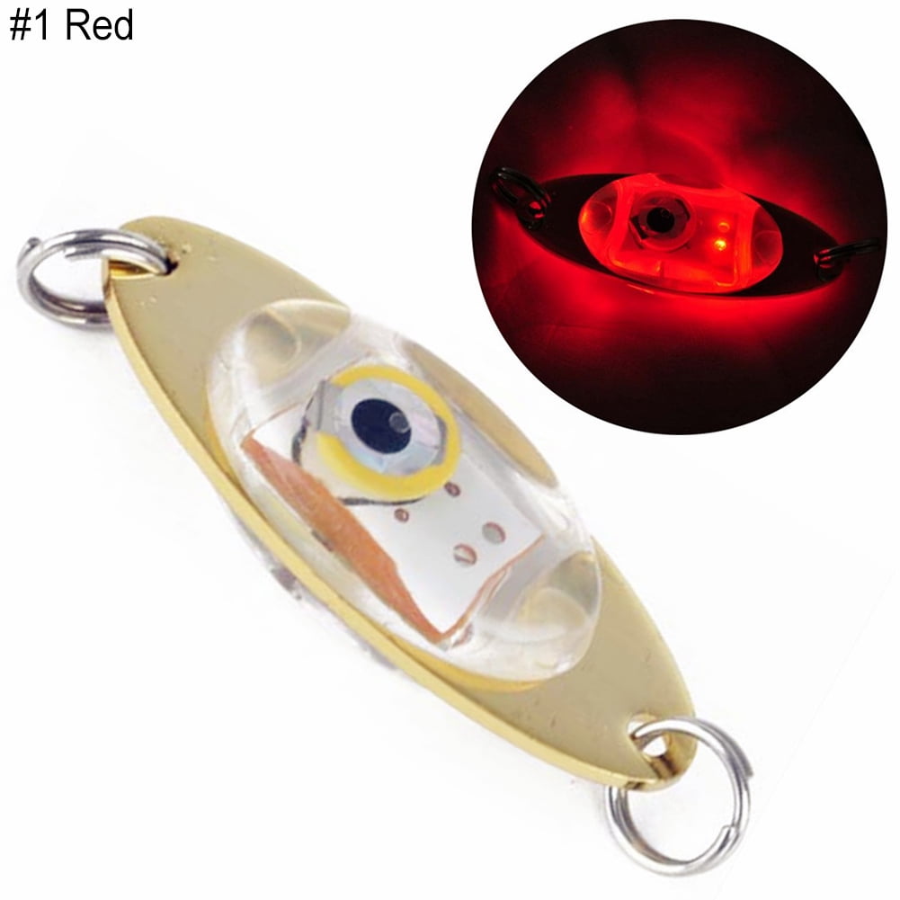 UDIYO LED Deep Drop Underwater Fishing Squid Flashing Lure Light ...