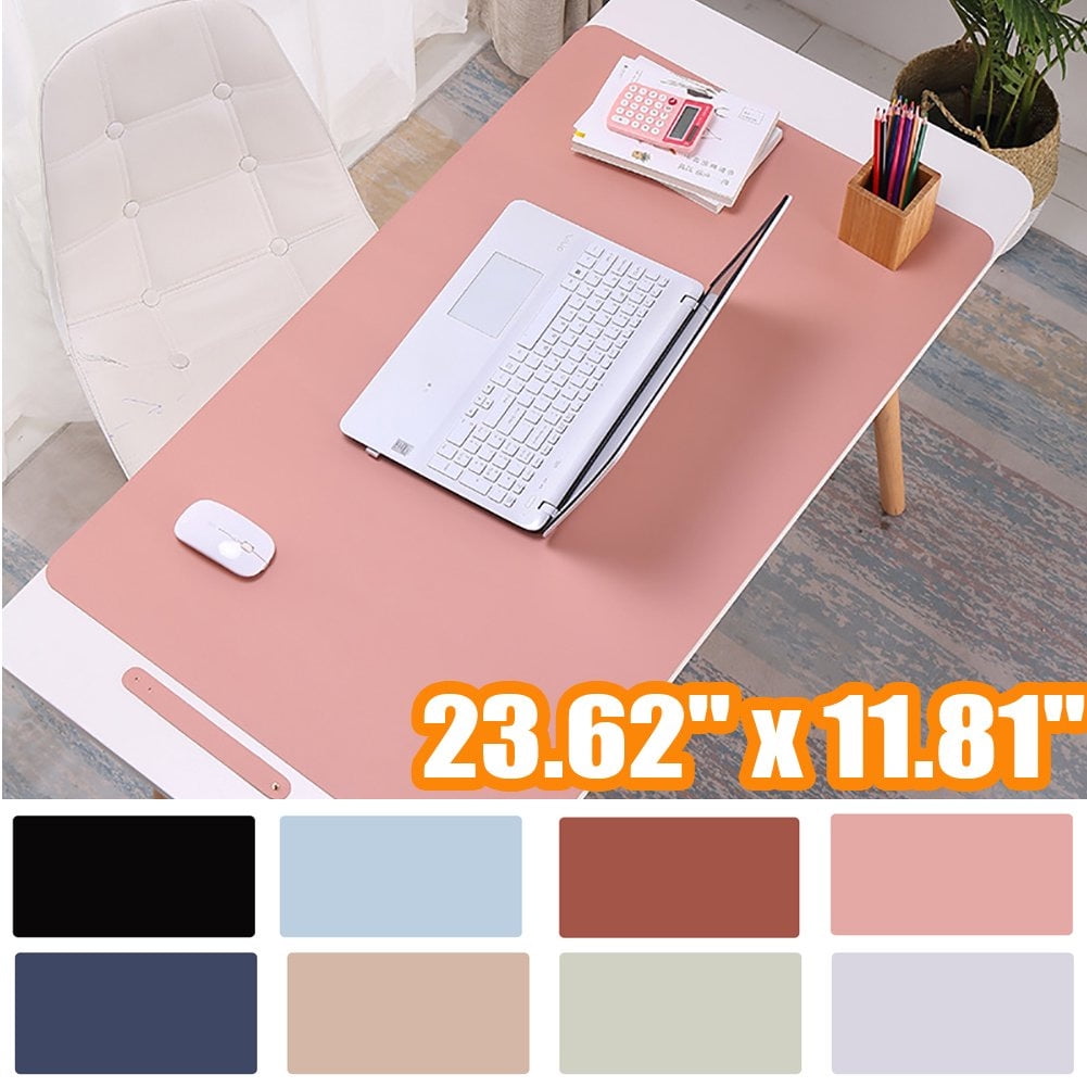 UDIYO Leather Desk Pad Protector,Mouse Pad,Office Desk Mat,Non-Slip PU ...