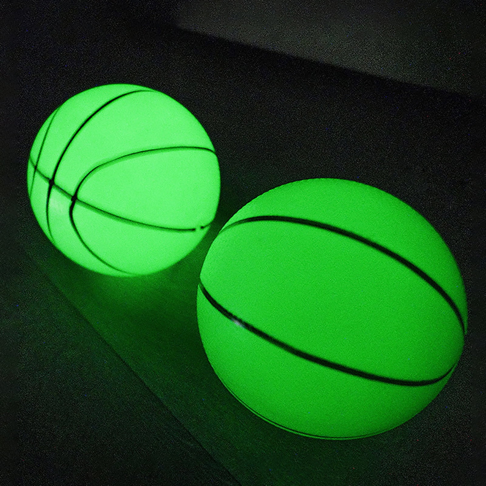 UDIYO Glow Basketball, High Elasticity, Battery-free, PVC, Size A & B ...