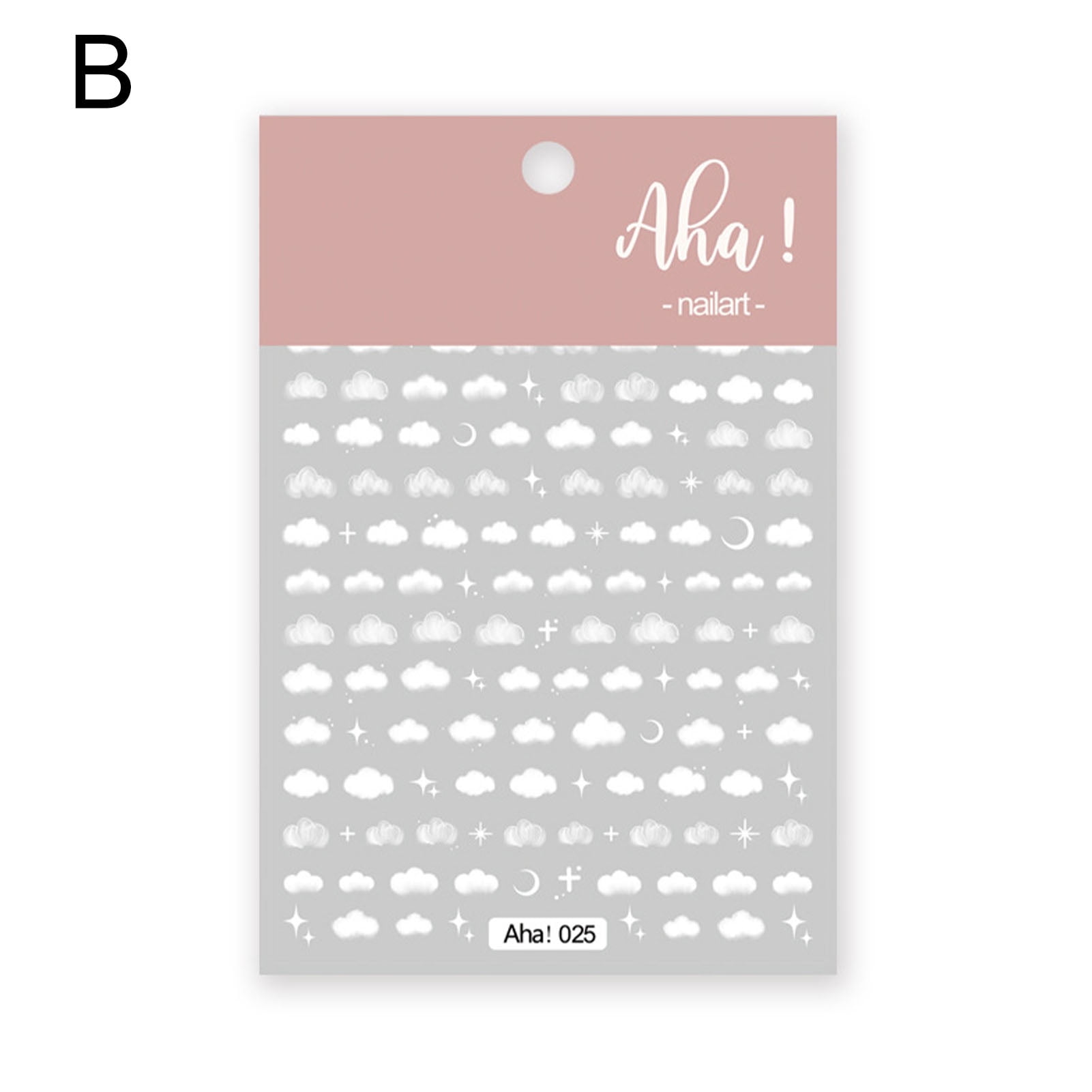 UDIYO Manicure Decal Universal Lightweight Paper Translucent White ...