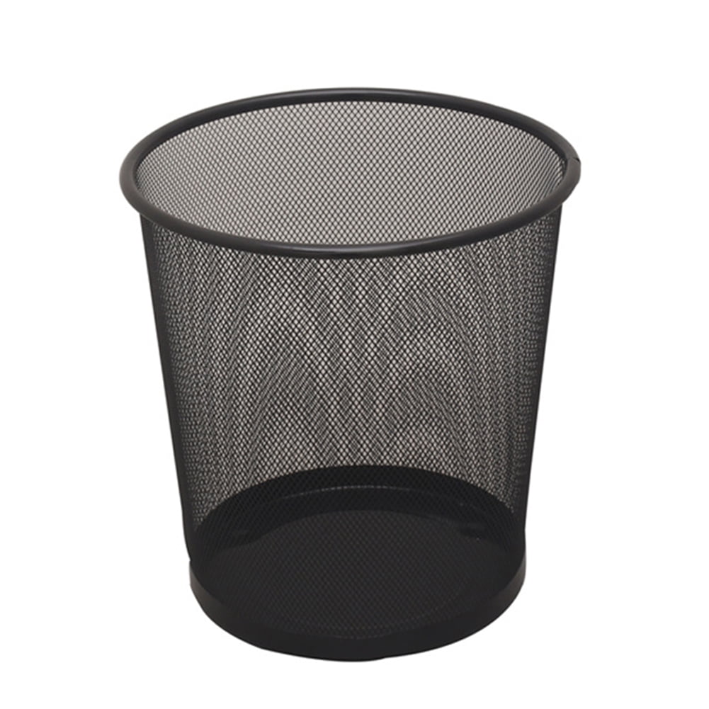 UDIYO Mesh Trash Bin Paper Basket Kitchen Bedroom Office Rubbish Waste ...